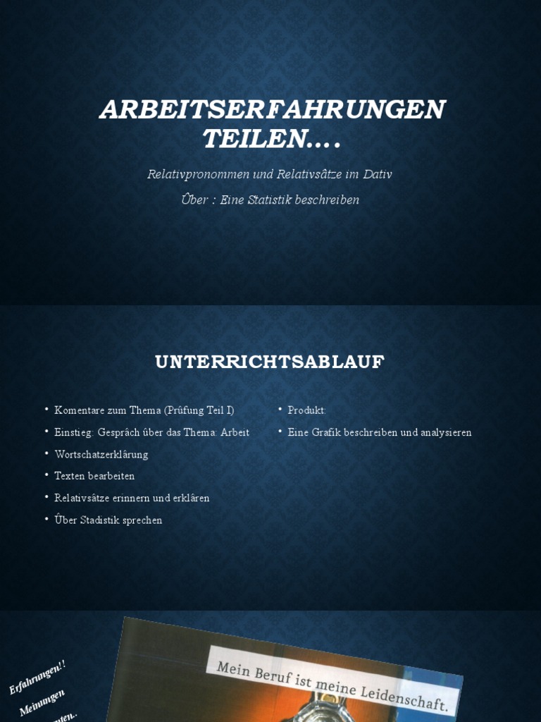 Lektion 3 B1.1 | PDF