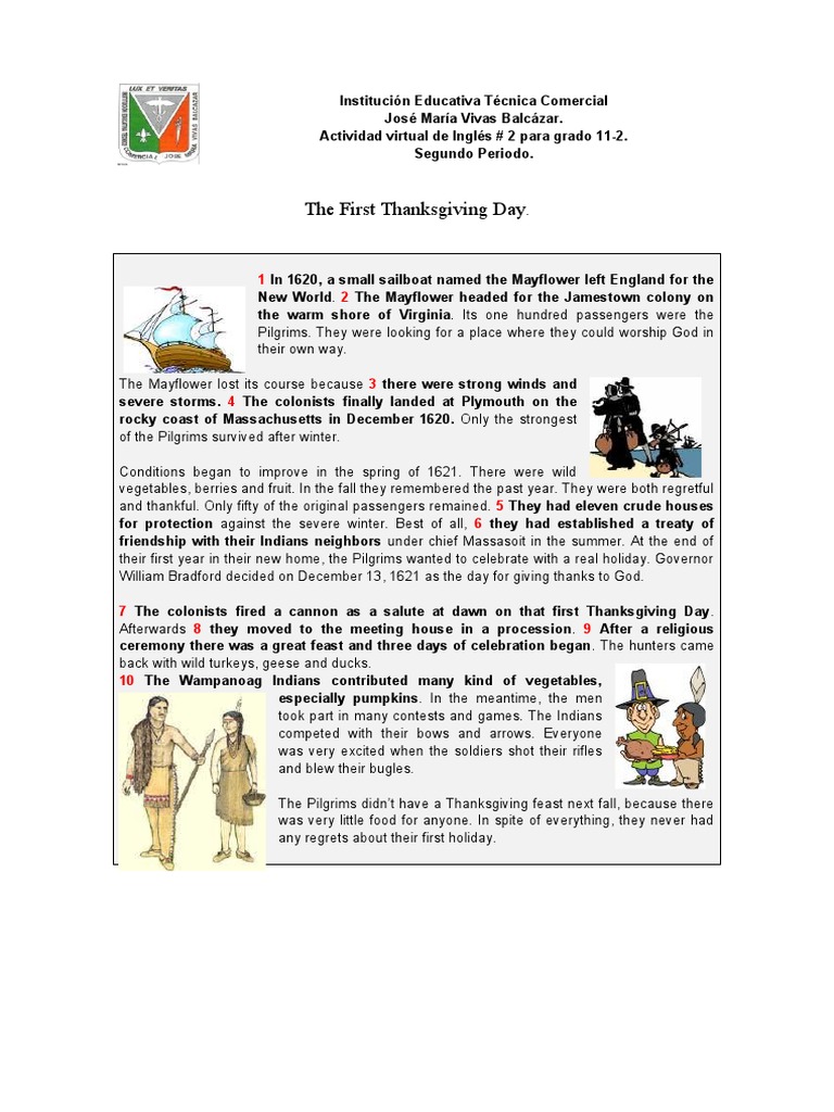 The First Thanksgiving Day | PDF | Plymouth Colony