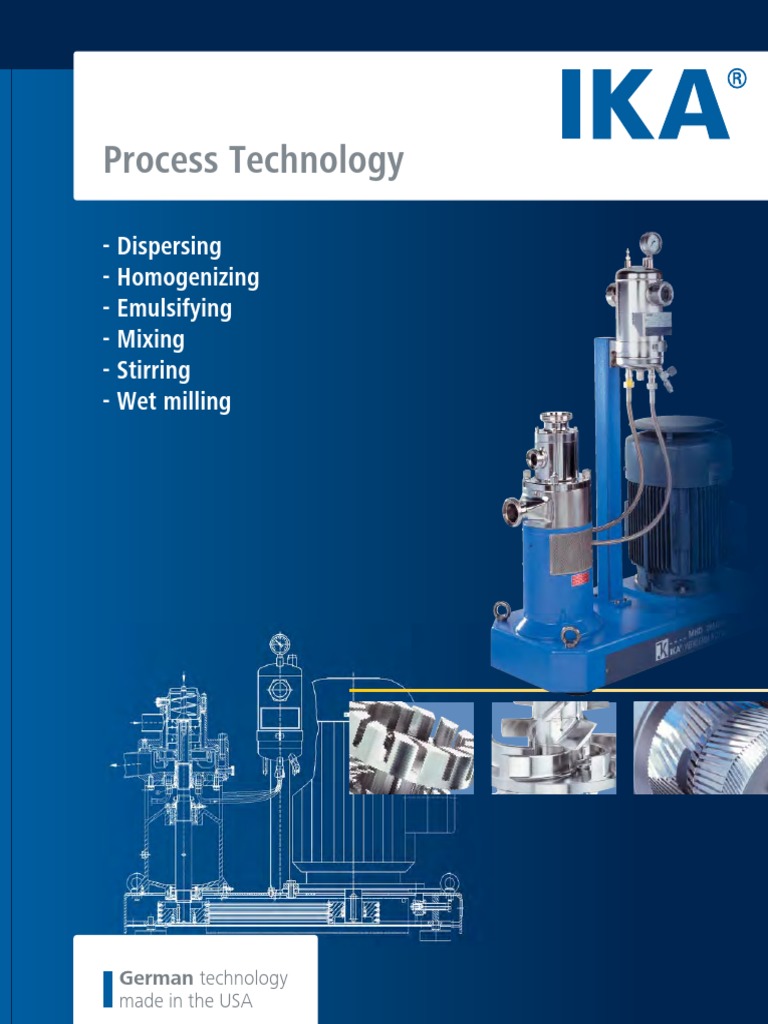 2013 - IKA Process Technology | PDF | Chemistry | Materials