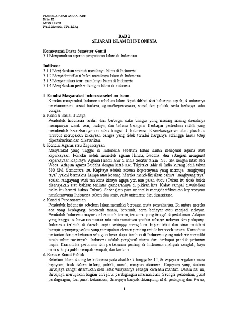 Modul SKI Kelas 9 | PDF