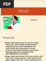 Bagian-Bagian RESEP | PDF