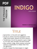 Indigo PPT Class 12 | PDF | Mahatma Gandhi