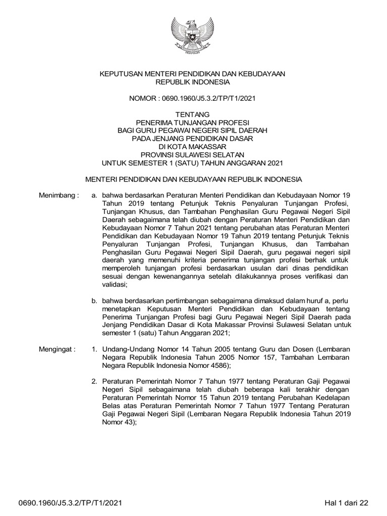 Sk-Tp-Dau-0690.1960 J5.3.2 TP T1 2021 | PDF