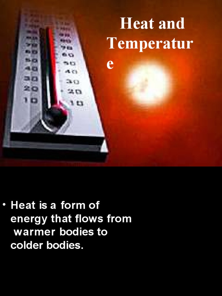 Heat and Temperature | PDF | Calorie | Heat