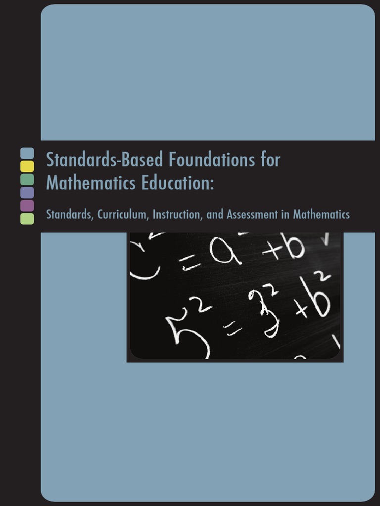 Standards-Based Foundations For Mathematics Education | PDF ...