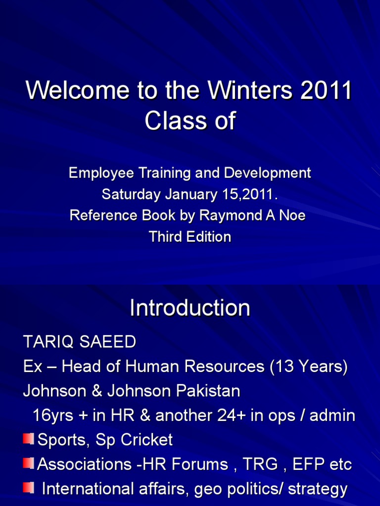 Employee Training Session 1 | PDF | Understanding | Competence (Human ...