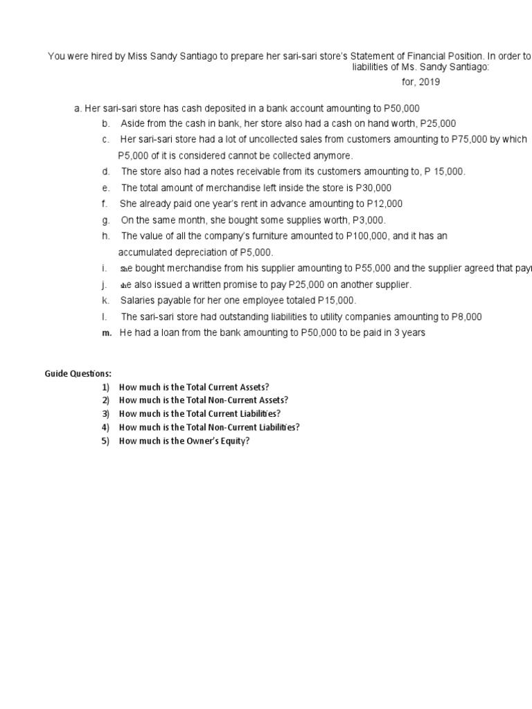 A-Guide in Preparing and Presenting SFP | PDF | Debits And Credits ...