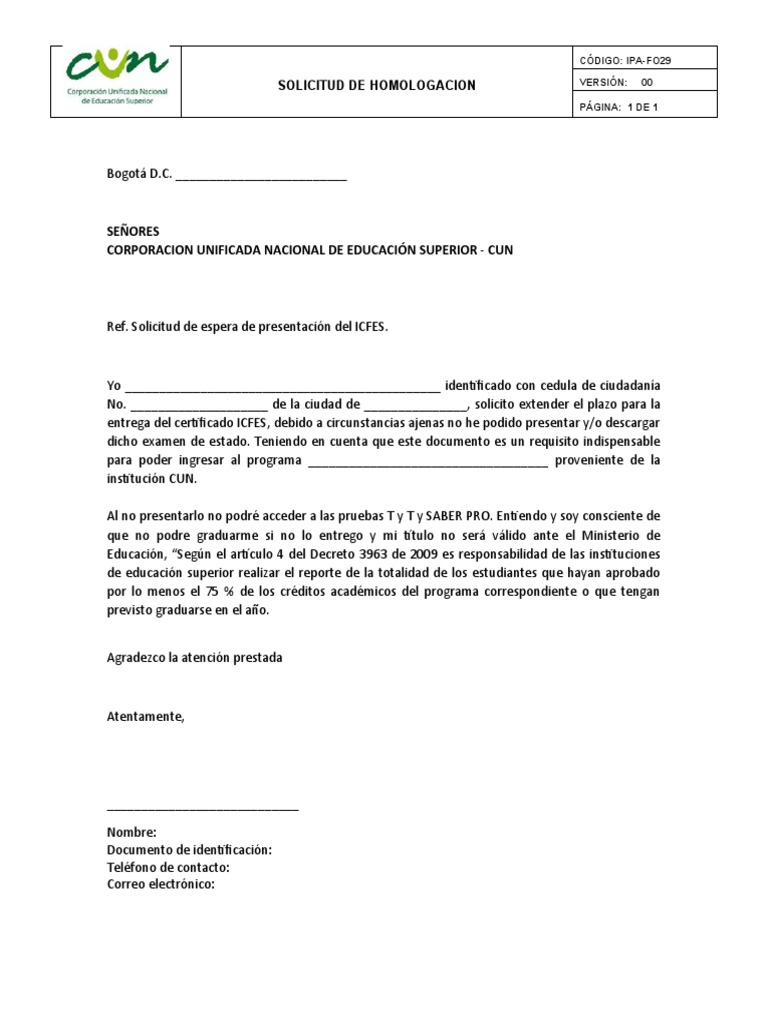 Carta Icfes | PDF
