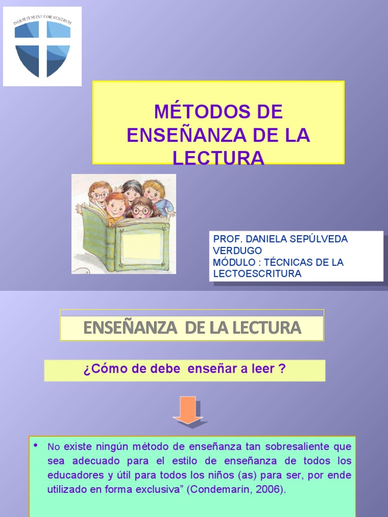 Métodos de Enseñanza A La Lectura, 2612 | PDF | Aprendizaje | Método de ...