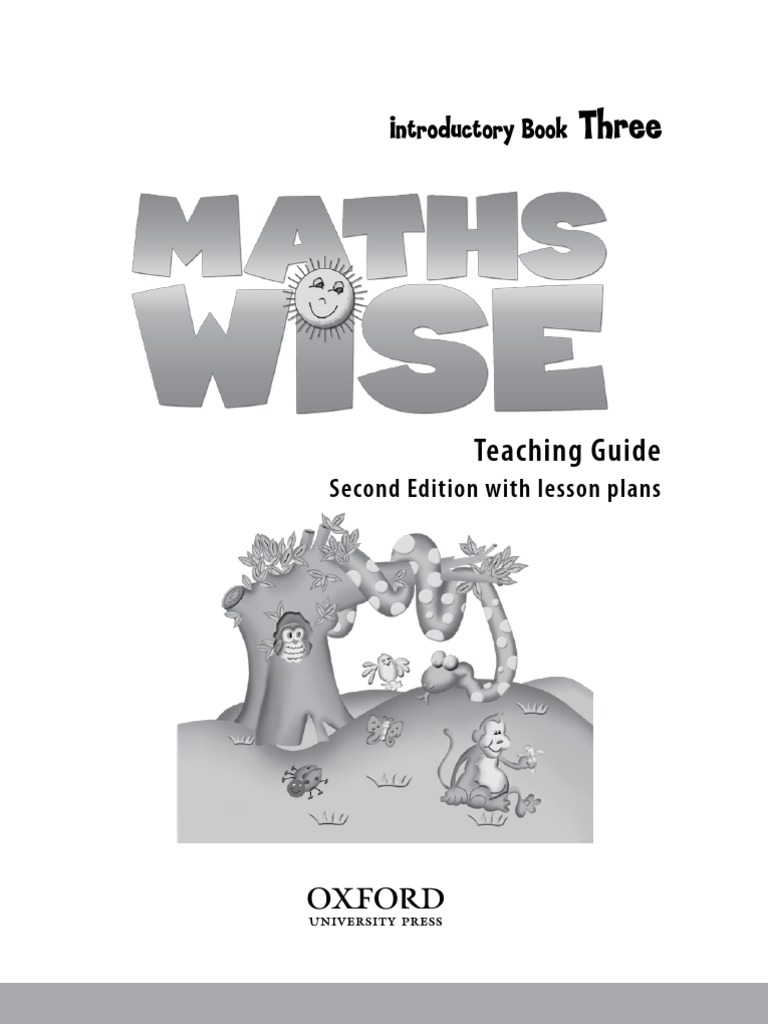 Maths Wise Teaching Guide: Intro Book 3 | PDF | Shape | Teachers