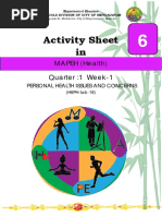 Learner's Activity Sheet: MAPEH Arts (Quarter II - Week 3-4) | PDF | Drawing | Design
