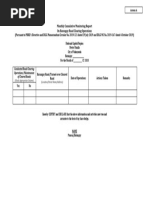 Annex A - Barangay Road Clearing - Template | PDF