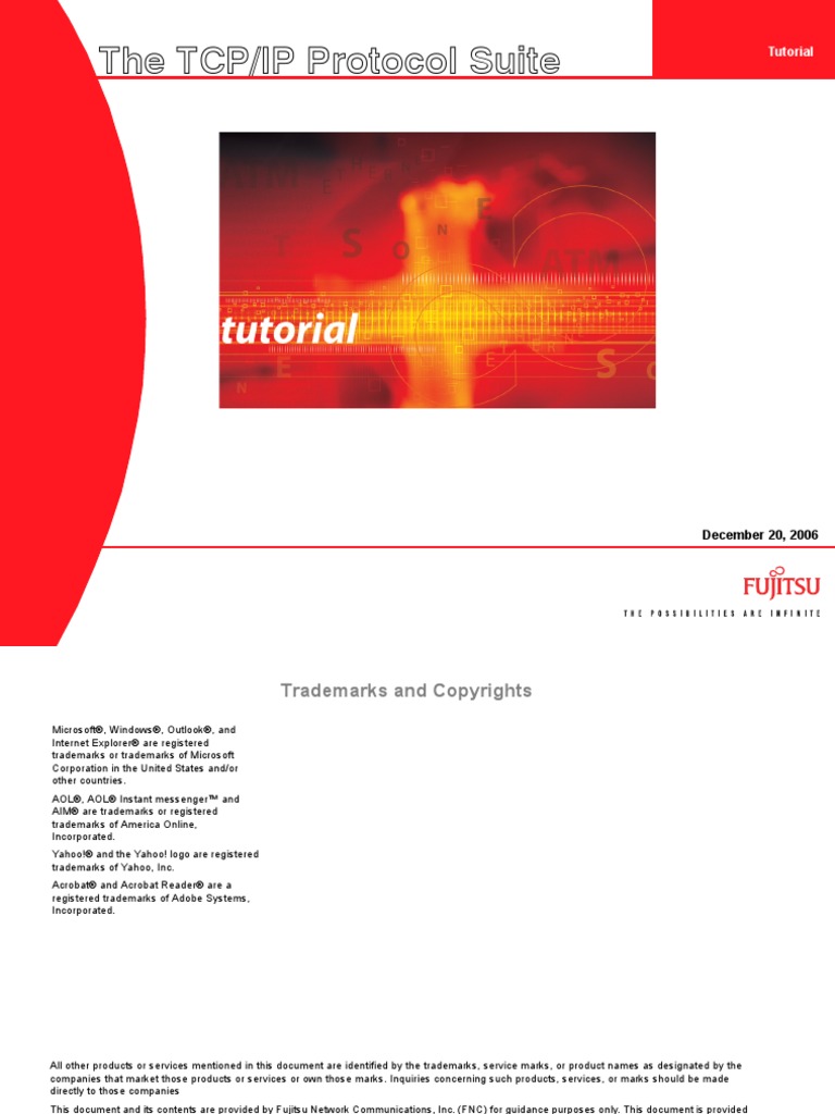 TCPIPTutorial | PDF | Osi Model | Transmission Control Protocol