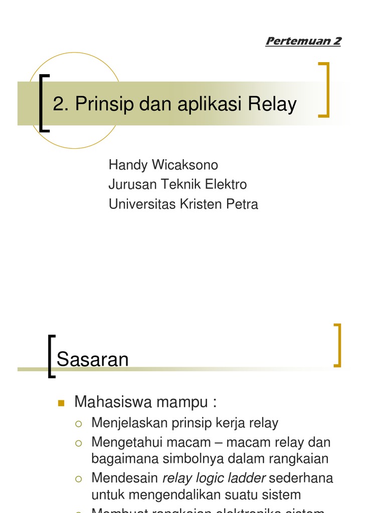 2 Prinsip Dan Aplikasi Relay Pdf