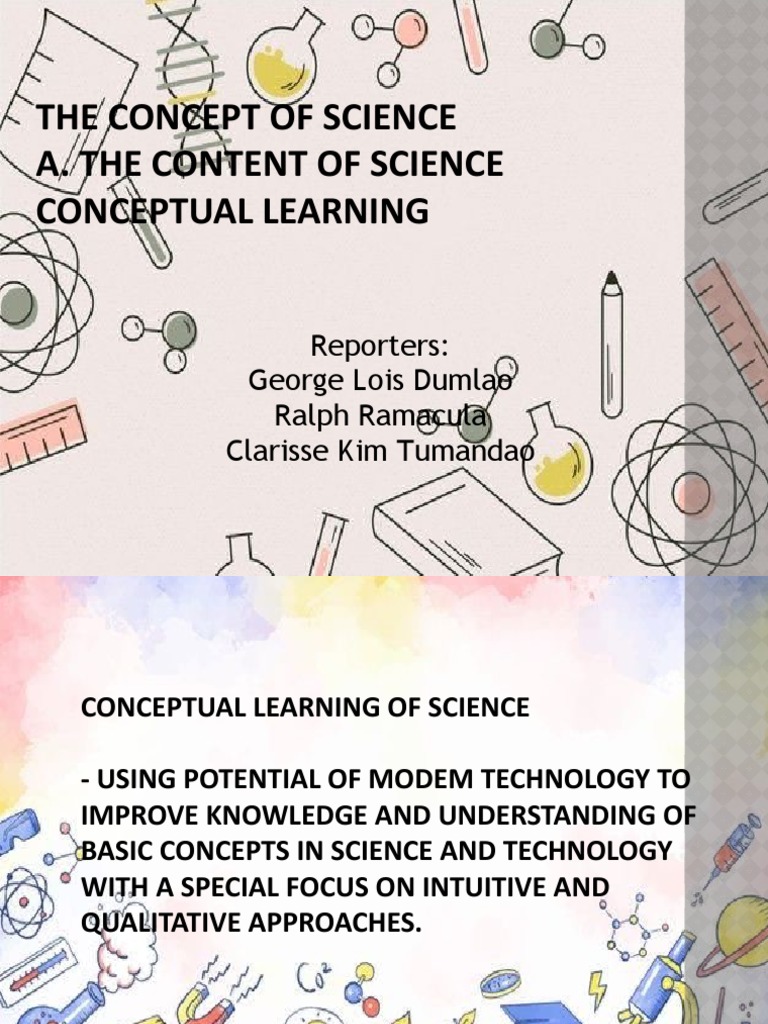 Concept Learning in Science EDSC 101 | PDF | Learning | Lecture