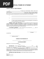 SPA - Building Permit | PDF | Power Of Attorney | Public Law