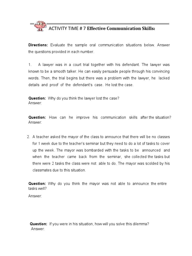 ACTIVITY TIME 7.docx Intercultural Communication | PDF | Question ...