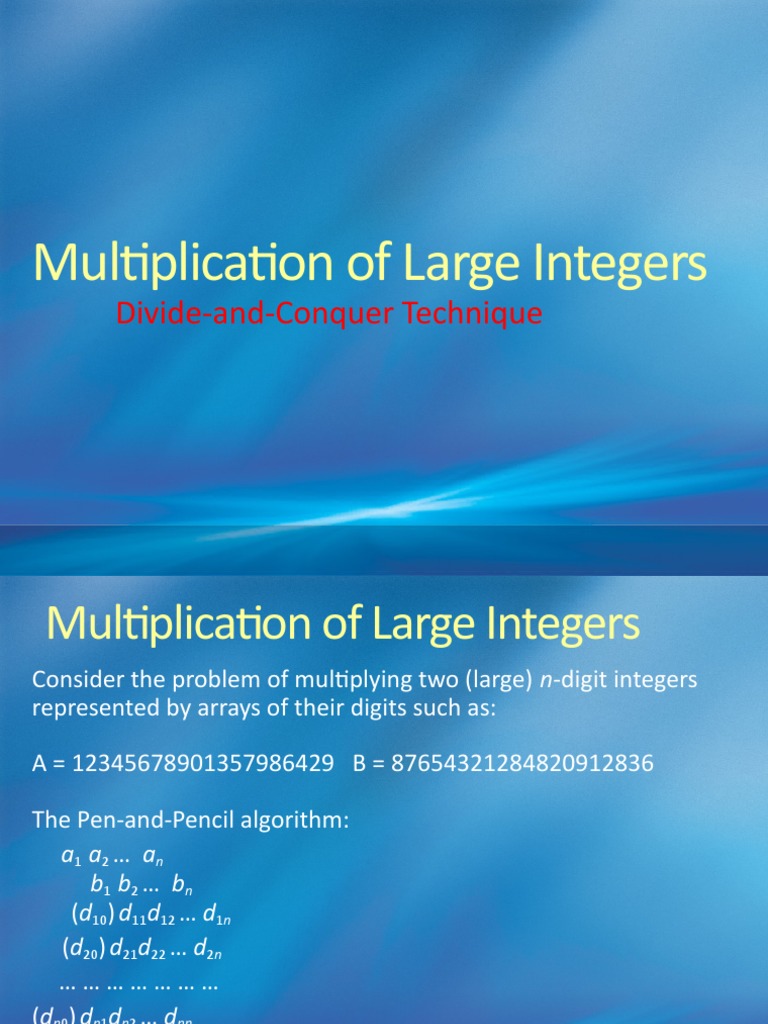multiplication-of-large-integers-by-divide-and-conquer-technique-pdf