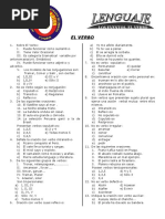 Ejercicios sobre Verbos en Español | PDF | Verbo | Relaciones sintácticas