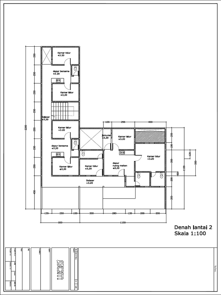 Denah Lantai 2 | PDF