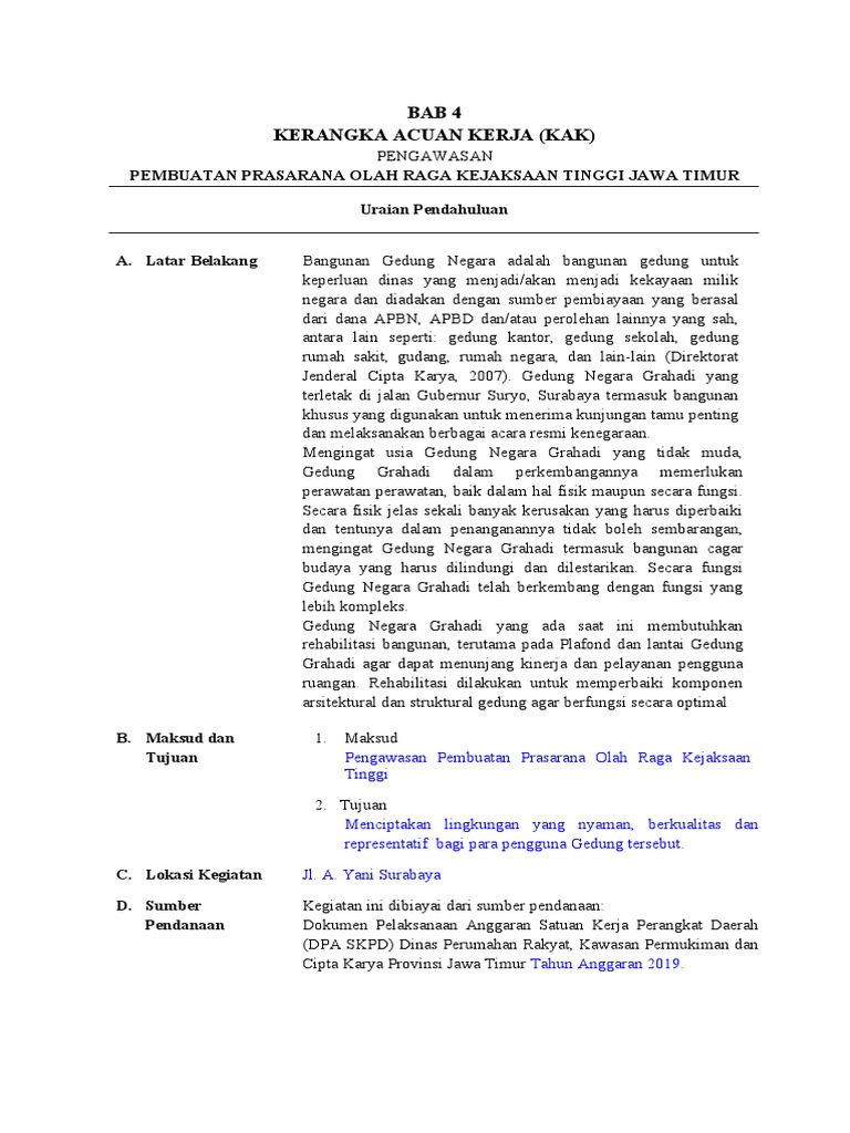 KAK Pengawas Kejati | PDF