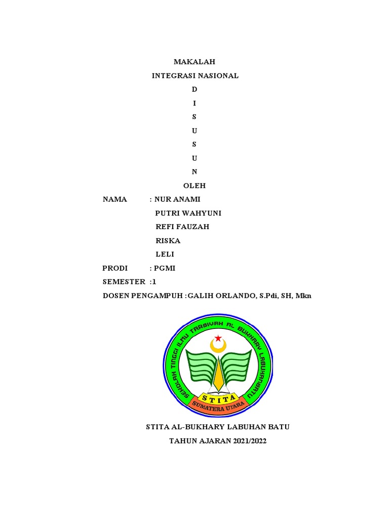 Makalah Integritas Nasional | PDF