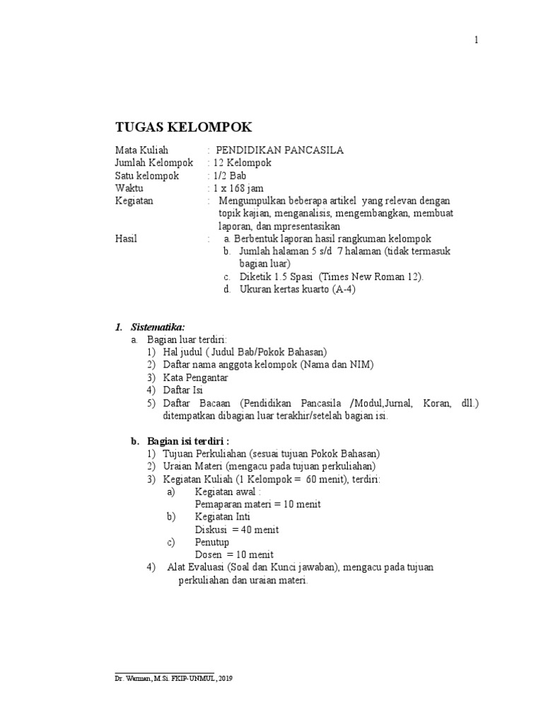 Tgs Pancasila - Doc 1 | PDF