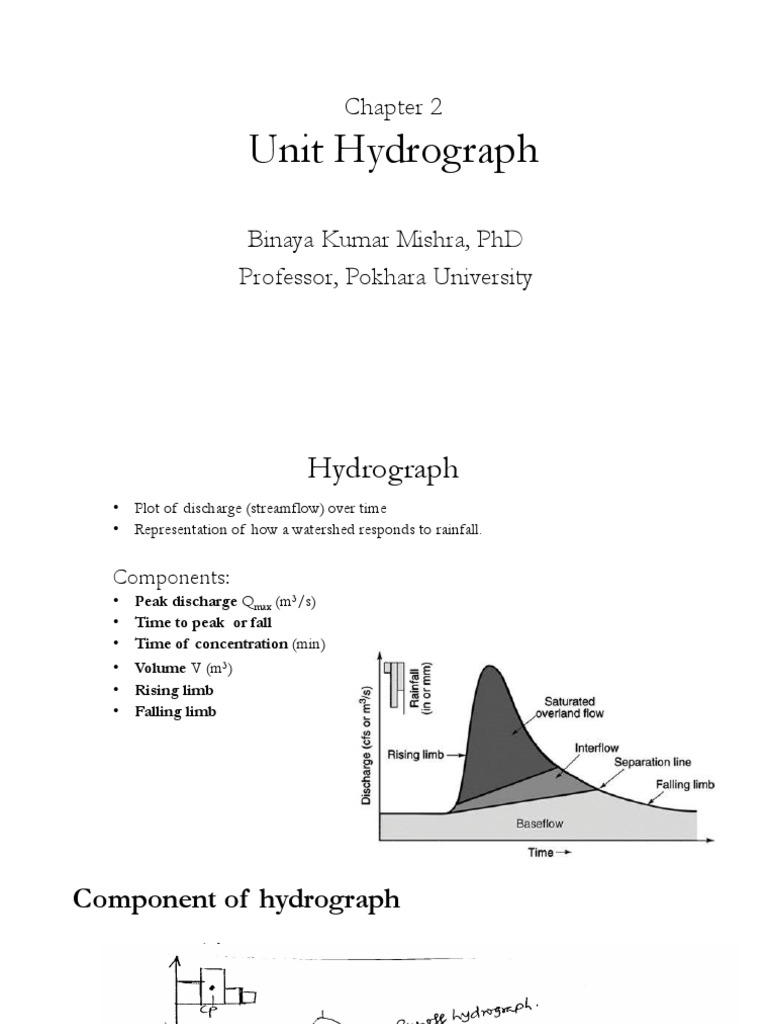 Unit Hydrograph Assumptions Explained | PDF | Drainage Basin | Surface ...
