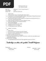 General Parents Teachers Association (Gpta) : Oath of Office | PDF ...