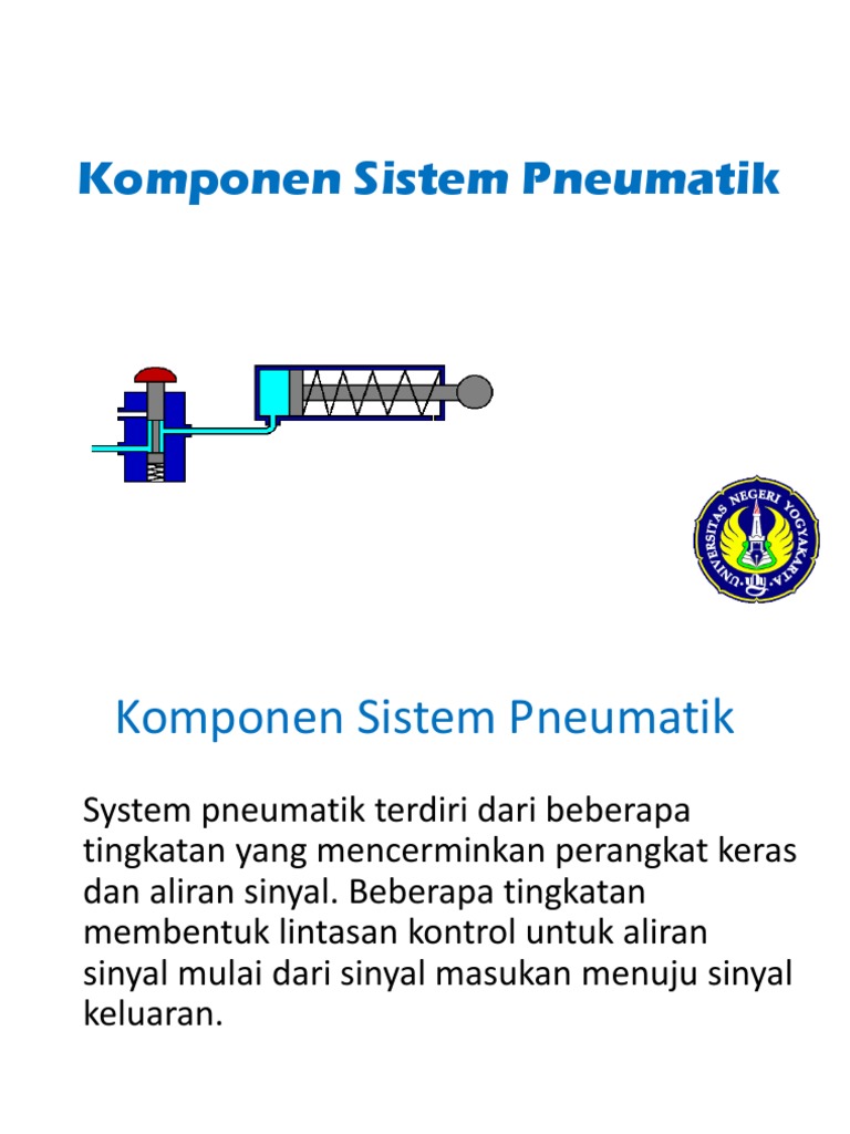Komponen Sistem Pneumatik | PDF | Sains & Matematika | Teknologi & Rekayasa