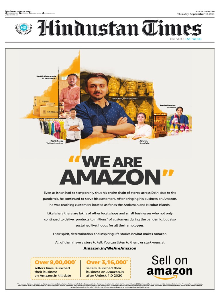 HT Delhi 16 09 2021 | PDF | Delhi | Foreign Direct Investment