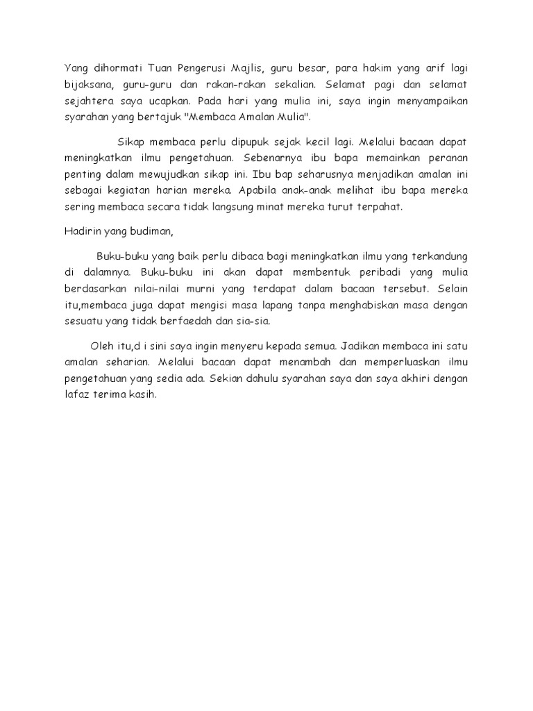 Membaca: Amalan Mulia Sehari-hari | PDF | Karier & Perkembangan ...