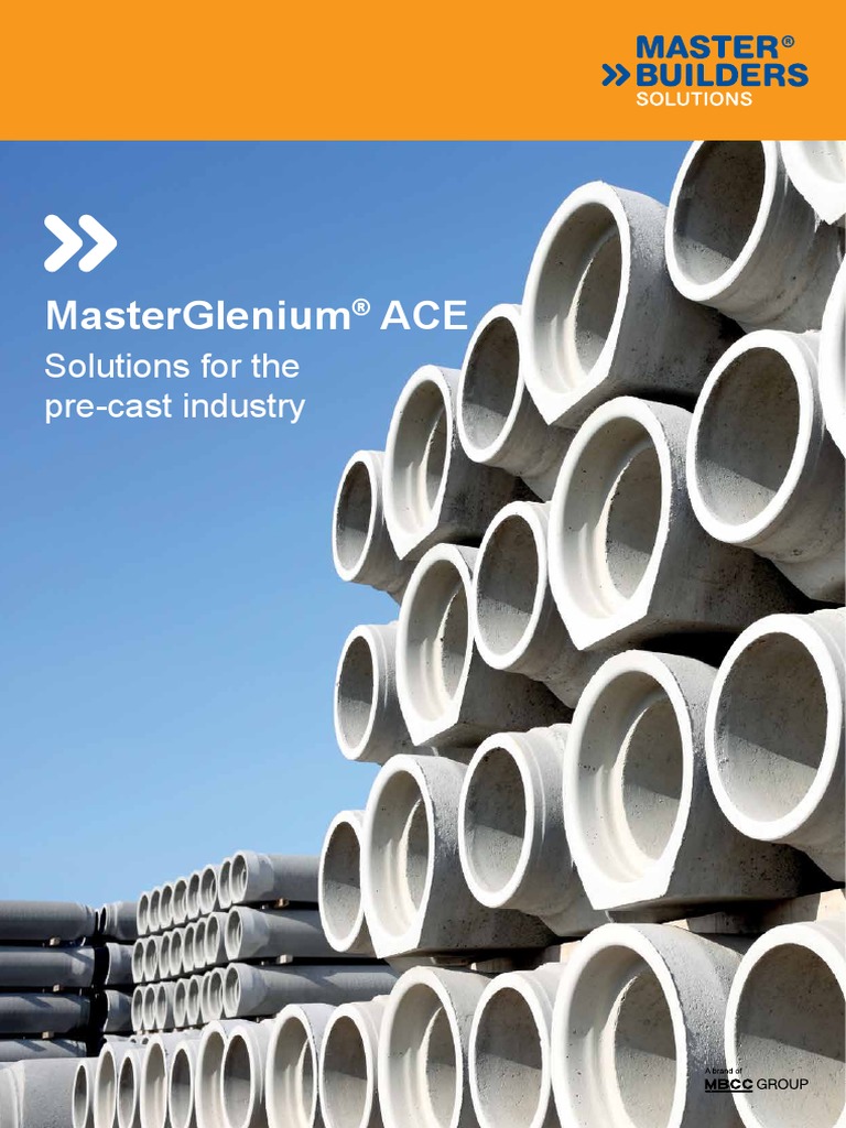 Masterglenium Ace Brochure | PDF | Concrete | Precast Concrete