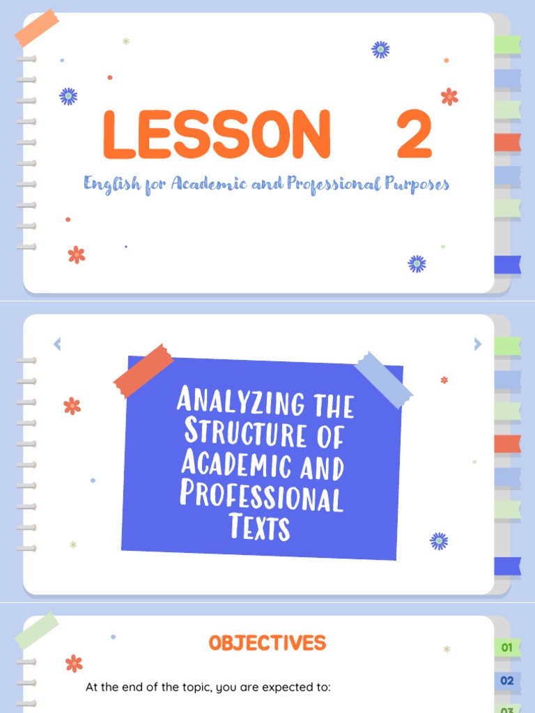 Lesson 2 Text Structure | PDF | Metacognition | Concept