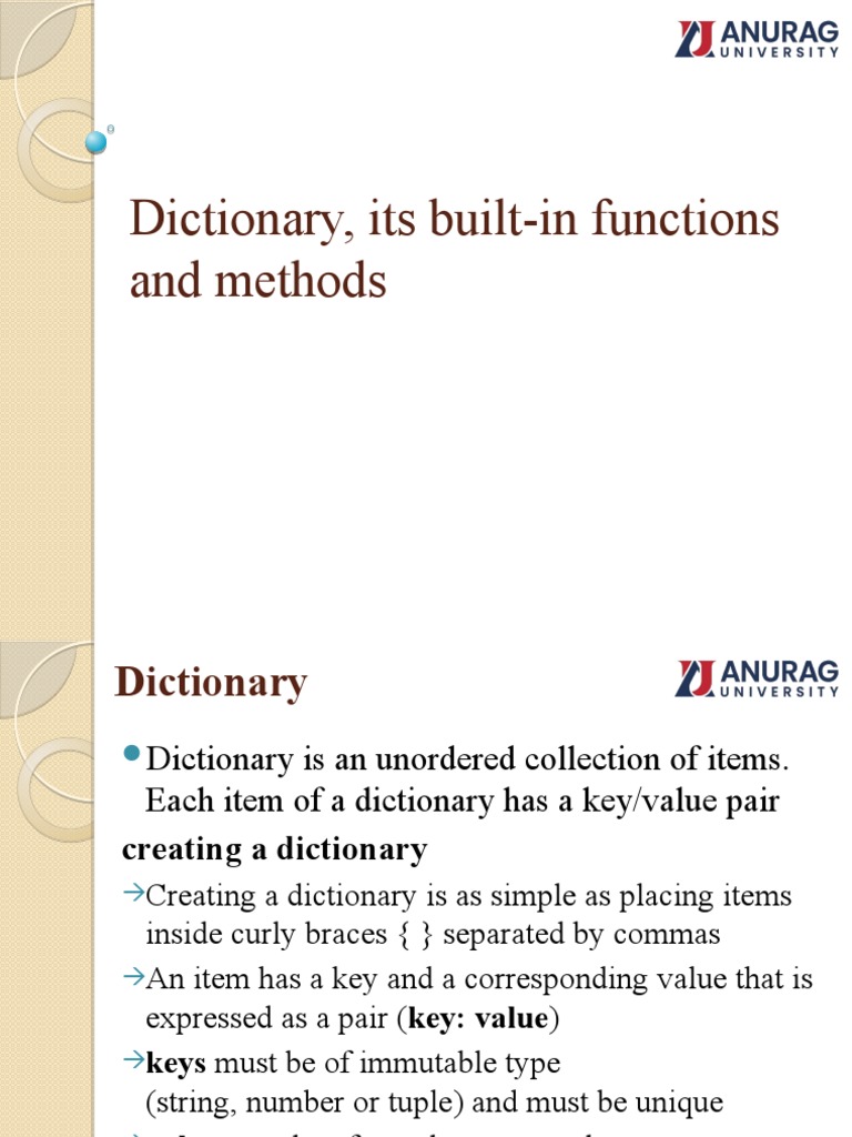 Dictionary | PDF | Parameter (Computer Programming) | Bracket