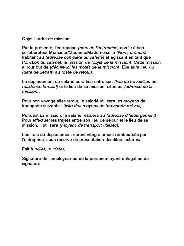 Modèle-lettre-ordre-de-mission | PDF
