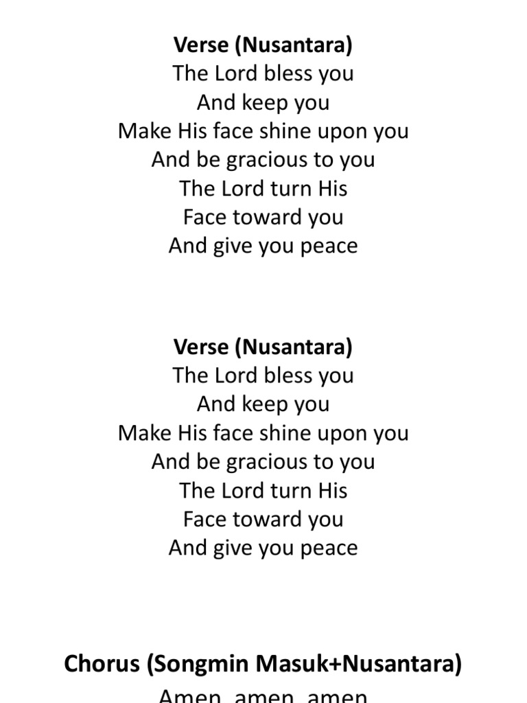 The Blessing Lyrics Overview | PDF | Language Arts & Discipline | Art