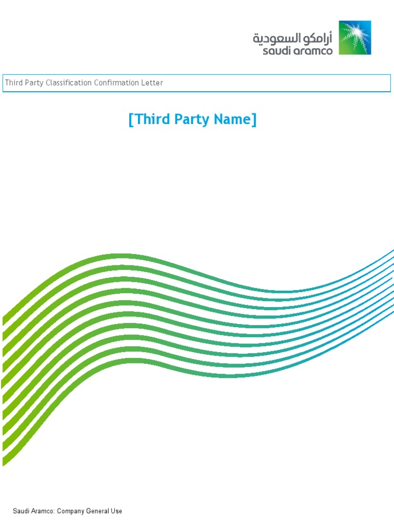 Third Party Classification Confirmation Letter | PDF | Information ...