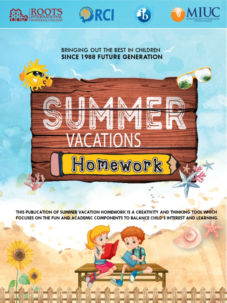 Summer Homework Pack (Grade 1-3) - 2021-06-17-12-30-31 | PDF | Color ...