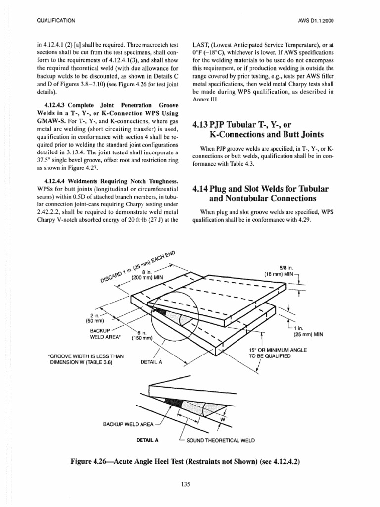 4.13 PJP Tubular T-, Y-, or K-Connections and Butt Joints | PDF ...