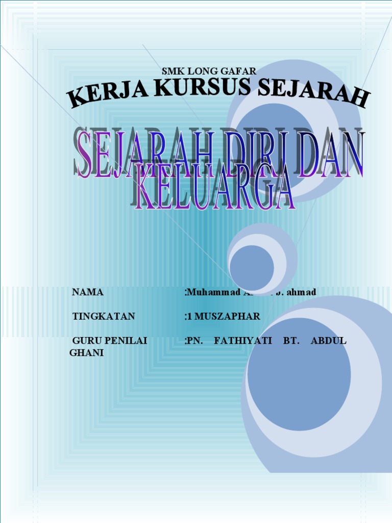 Kerja Kursus Sejarah Tingkatan 1 | PDF