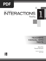 Interactions 1 Reading | PDF