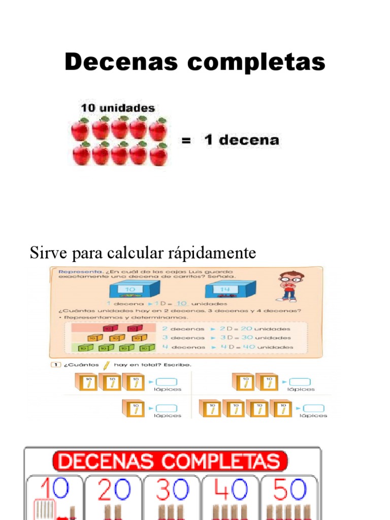 Decenas Completas | PDF