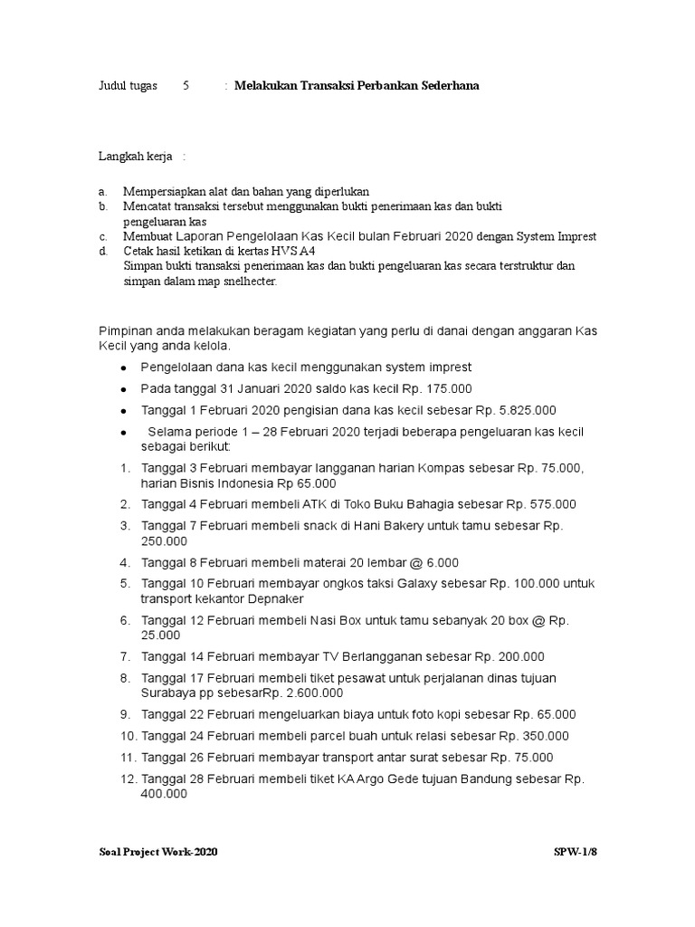 Tugas 5 | PDF | Bisnis