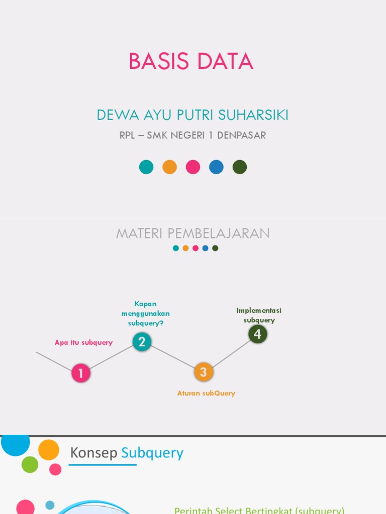 03 Media - Basisdata - Subquery | PDF