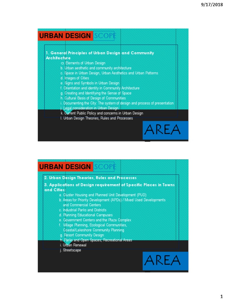Urban Design Principles and Strategies | PDF | Urban Design | Design