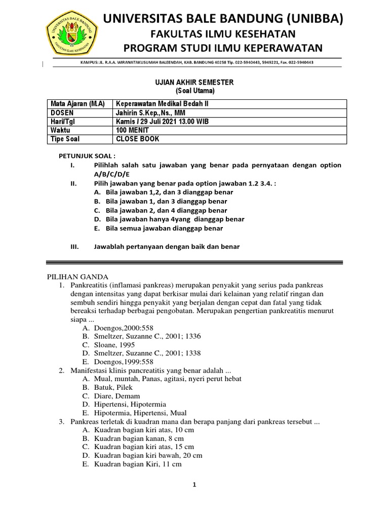 1.UAS Soal KMB 2 2021 - Jahirin | PDF