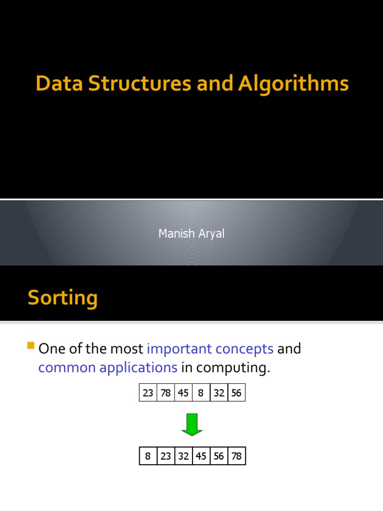 DSA Chapter 07 (Sorting) | PDF | Applied Mathematics | Algorithms
