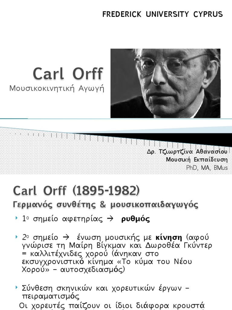 Carl Orff 2 | PDF