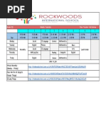 Grade 3 Timetable | PDF